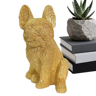 Generic Hundebilder Im Freien - Hundefiguren Franz&ouml;sische Bulldogge Und Dekoration,Kunstharz Kunstwerk Wohnkultur F&uuml;r Geburtstage B&uuml;ro B&uuml;ro Schlafzimmer Wohnz
