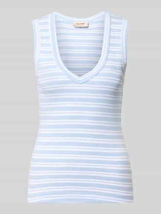 Mos Mosh Slim Fit Top mit V-Ausschnitt Modell Elle