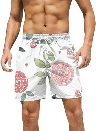 Generic Short d&eacute;contract&eacute; confortable et graphique imprim&eacute; chaud pour homme taille &eacute;lastique short d&eacute;contract&eacute; short de basket-ball pour homme, LP1, 3XL