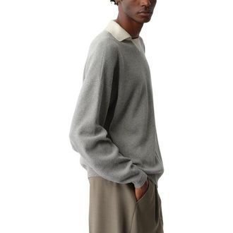 Calvin Klein Pull ample Desmond en soie