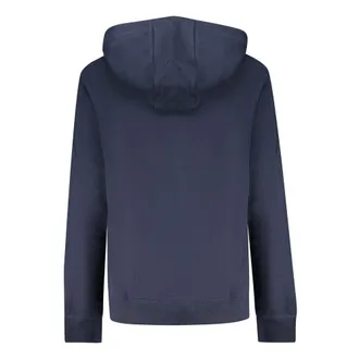 Tommy Hilfiger Logo-Embroidered Cotton Hoodie - Navy