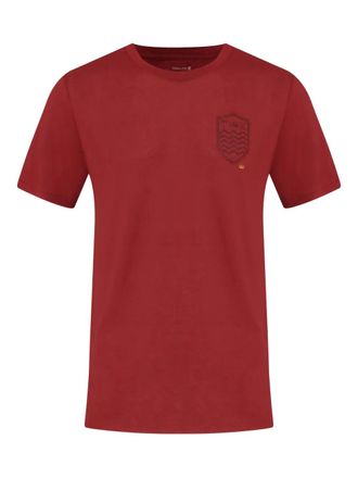 Osklen t-shirt à emblème brodé - Rouge