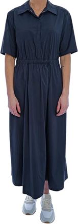 Herno Femme, Robes, Bleu, Taille: 38 FR Shirt Robes