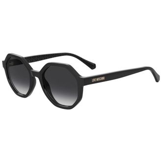 Love Moschino Femme, Accessoires, Noir, Taille: 52 MM Mol076/S 807(9O) Lunettes de soleil
