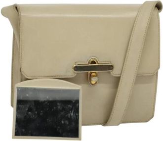 Gucci Pre-owned Cuir sacs-gucci - Femme - Pre-owned - Beige - Taille: ONE Size