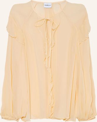 Marella Blusenshirt Mllgela Mit Volants beige