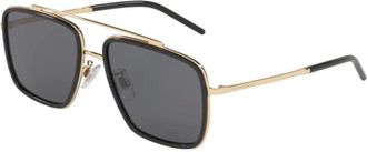 Dolce & Gabbana Homme, Accessoires, Noir, Taille: 57 MM David Gandy Lunettes de soleil