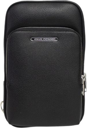A|X Armani Exchange Homme, Sacs, Noir, Taille: ONE Size Sac bandouli&egrave;re en &eacute;co-cuir