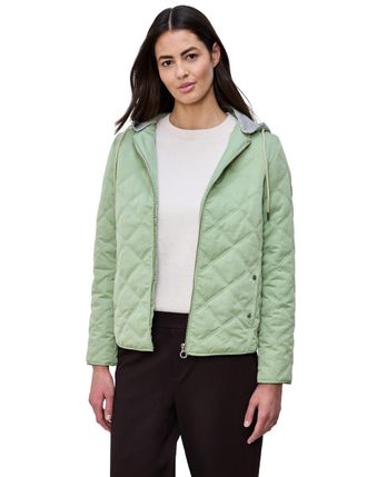 Street One Damen Jacke mit Abnehmbarer Kapuze