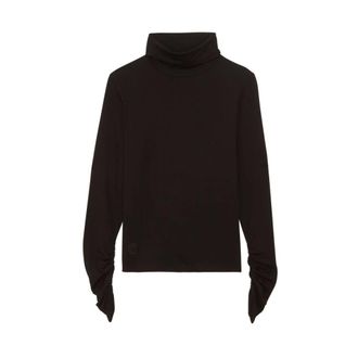 Ines De La Fressange Mireille Turtleneck Top - Femme - Blouses et Chemises - Noir - Taille: 44 FR