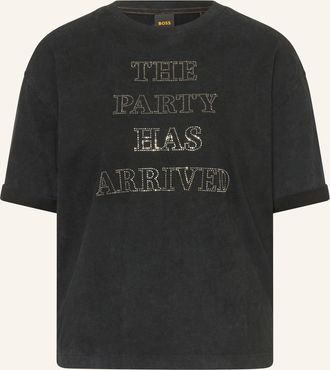 HUGO BOSS T-Shirt Evi schwarz