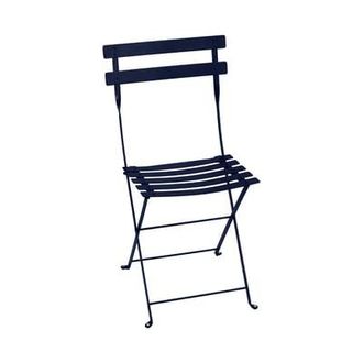 Fermob Chaise pliante Bistro - Bleu - Acier laqué - Designer Studio Fermob