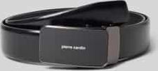 Pierre Cardin G&uuml;rtel aus Leder mit Label-Detail
