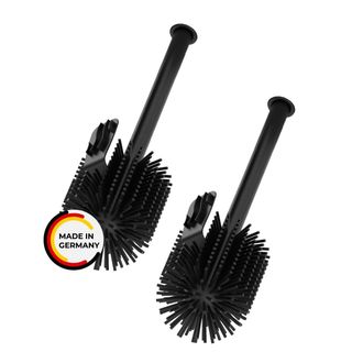 Rival Rival 2er-Set Ersatz WC-B&uuml;rstenk&ouml;pfe - Noppenb&uuml;rste, f&uuml;r Life Style WC-Garnitur - Klob&uuml;rstenk&ouml;pfe f&uuml;r schnelle & gr&uuml;ndliche Reinigung - schwarz