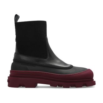 Moncler Vera Edge Leder Stiefeletten - - Shoes - Damen - Schwarzk - 36 EU