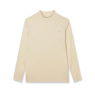 Baldessarini Basic Langarm Shirt mit Stehkragen Logo - - Sweatshirts & Hoodies - Herren - Beige - L