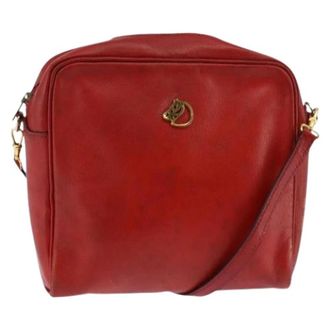 Herm&egrave;s Pre-owned Vintage Leder Schultertasche - - Pre-owned - Damen - Rot - ONE SIZE