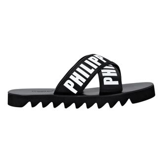 Philipp Plein Gummy Sandalen - - Shoes - Herren - Schwarzk - 39 EU