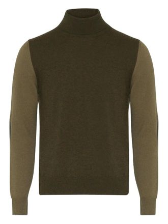 Maison Margiela Gerippter Rollkragenpullover - Grün