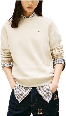 Tommy Hilfiger Femme, Sweatshirts et sweats &agrave; capuche, Beige, Taille: 38 FR SweaT-shirts