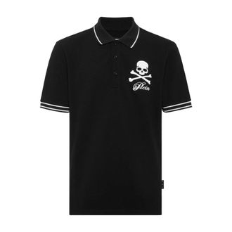 Philipp Plein Stylisches Polo Shirt - - Tops - Herren - Schwarzk - M