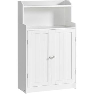 Vasagle Vasagle - Meuble de Salle de Bain, Meuble de Rangement, Armoire, 2 Portes, 2 &Eacute;tag&egrave;res R&eacute;glables, pour Salle &agrave; Manger, Cuisine, Salon, 30 x 60 x 100