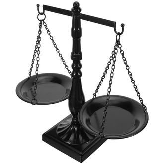 NUOBESTY Antike Waage Deko aus Eisen Vintage Landhausstil Waage Skulptur B&uuml;ro und Wohnzimmertisch Dekoration