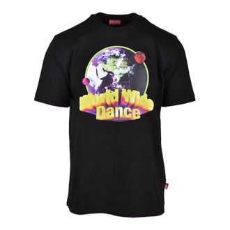 Diesel Diesel T-Shirt - - Tops - Herren - Schwarzk - M