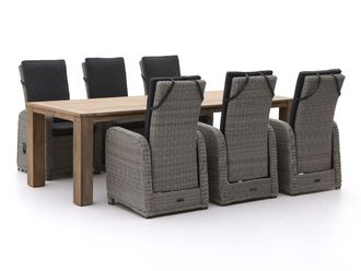 Intenso Furniture Intenso Umbria/ROUGH-X 240 cm Gartenm&ouml;bel-Set 7-teilig verstellbar