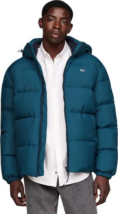 Tommy Jeans Herren Pufferjacke Essential Down Jacket Warm, Deep Seawater (Blau), M
