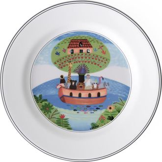 Villeroy & Boch Design Naif Frühstücksteller Arche Noah, Spülmaschinenfest, Mikrowellensicher, Teller Keramik, Speiseteller, Essteller, Geschirr, Premium Porzellan