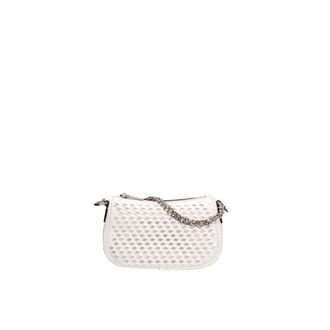 Michael Kors Pochette tress&eacute;e - Femme - Sacs - Blanc - Taille: ONE Size