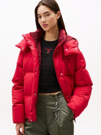 Tommy Jeans Steppjacke TJW ALASKA GRID DOWN JACKET EXT