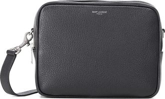 Saint Laurent Businesstaschen & Reisegep&auml;ck - Umh&auml;ngetasche aus Leder - Gr. unisize - in Schwarz - f&uuml;r Damen