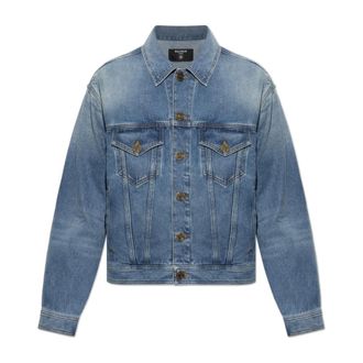 Balmain Homme, Vestes, Bleu, Taille: S Veste en jean