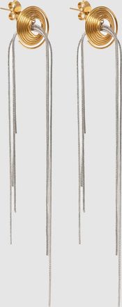 Shaker Jewels Boucles Doreilles Filante Dor&eacute; Argent