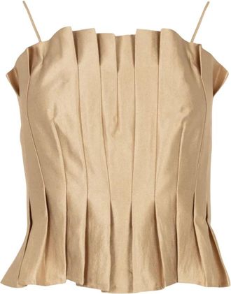 Freebird by Steven Femme, Blouses et Chemises, Beige, Taille: 36 FR Talifa Top