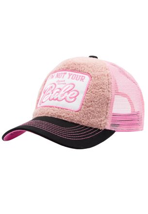 Queen Kerosin Damen Trucker Cap &middot; Kappe &middot; Teddy &middot; Winter &middot; Sherpa &middot; Snapback &middot; Spruch &middot; Statement &middot; Vintage &middot; Retro &middot; Patch &middot; Stickerei &middot; Rosa &middot; Pink &middot; Netz &middot; Mesh 