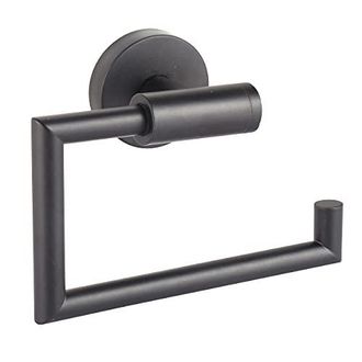 MSV Bad Serie Abby Toilettenpapierhalter WC Rollenhalter Papierhalter Klopapierhalter Schwarz matt