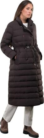 Moorer Femme, Manteaux, Brun, Taille: 38 FR Raely-Kn Trench