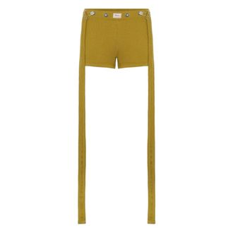 Jean Paul Gaultier Short Shorts - - Shorts - Damen - Gr&uuml;n - XS