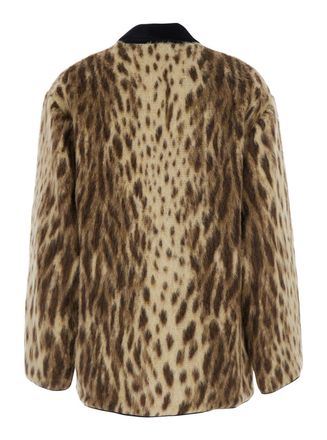 Forte_Forte Royal Leopard Coat - Beige