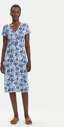 Olsen Kleid f&uuml;r den Alltag 13002031 Blau Regular Fit