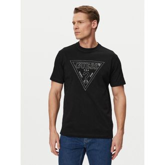 Guess T-Shirt M6GI15 K3008 Schwarz Regular Fit