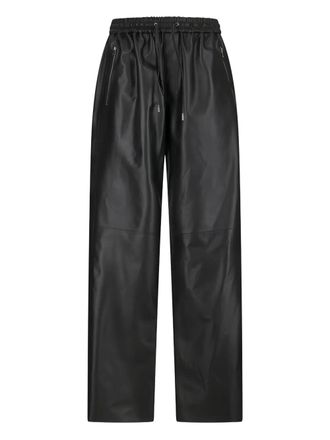 DESA 1972 Lederhose mit Kordelzug - Schwarz