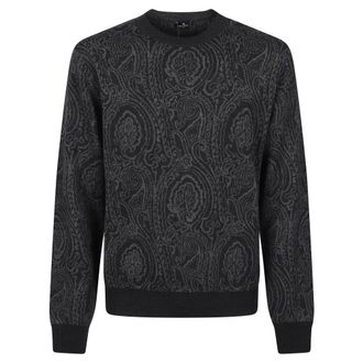 Etro Pull col rond - Homme - Pulls - Noir - Taille: XL
