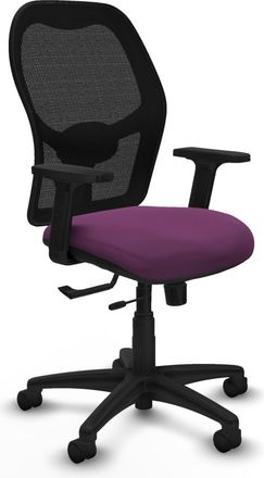 Piqueras y Crespo Aloze-Computerstuhl mit 2D-Armen, h&ouml;henverstellbare Lendenwirbelst&uuml;tze, ausgestattet mit Syncro/Traslack und Schneideschaum, mit 50 mm Nylonrollen, Sc