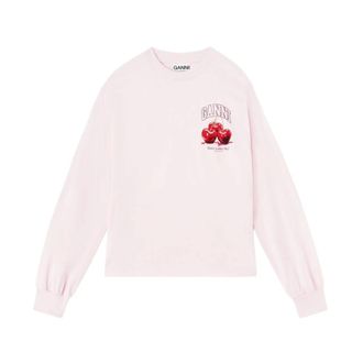 Ganni Damen, Oberteile, Rosa, XSGr&ouml;&szlig;e