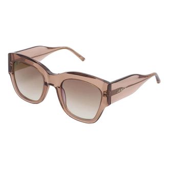 Janice Hellbraune Sonnenbrille Simon - - Accessories - Damen - Beige - ONE SIZE