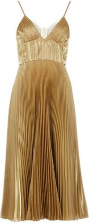 Prada Robe midi pliss&eacute; soleil